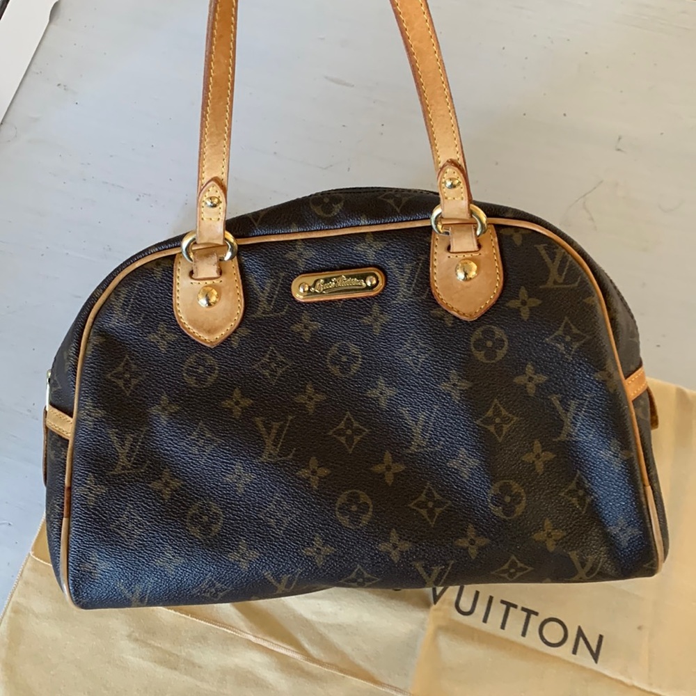 Vintage Louis Vuitton Signature Canvas Bag With A Dus… - Gem